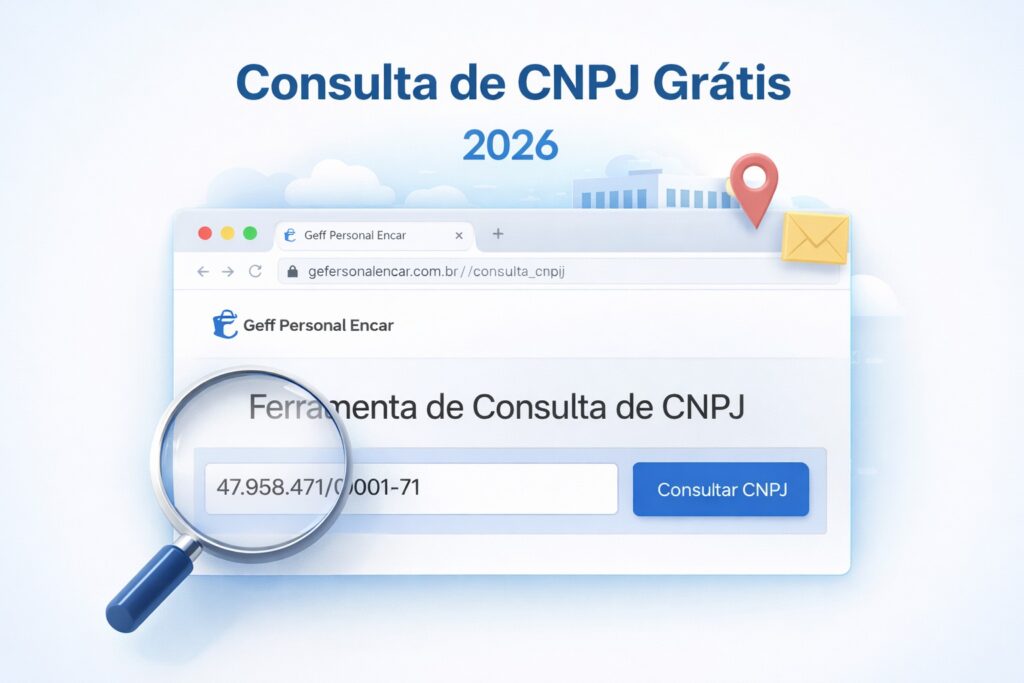 Consulta CNPJ Grátis 2026: Guia Completo da Receita Federal - [GEFF]