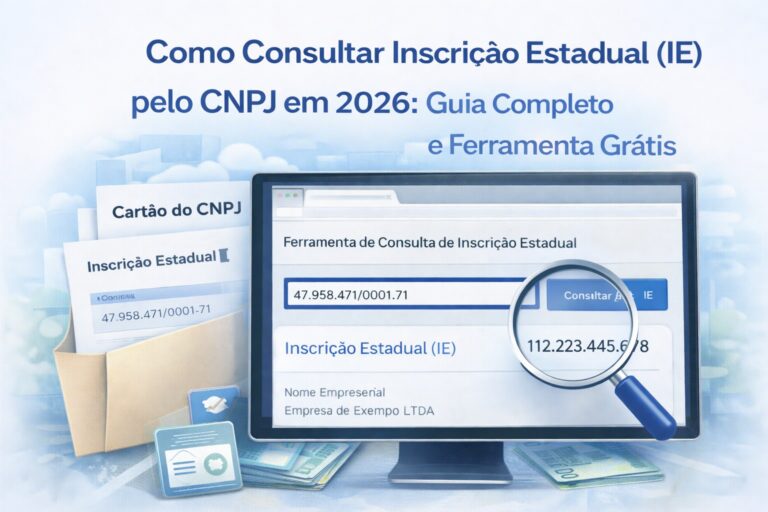 Consulta de Inscrição Estadual (IE) pelo CNPJ - Grátis e Online
